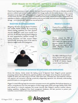 Infographic: Stop Check Fraud in its Tracks