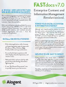 FASTdocs 7, Enterprise Content & Information Management Revolutionized